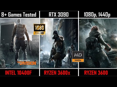 Intel 10400F vs Ryzen 3600x vs 3600 Intel 11th Gen vs AMD Ryzen