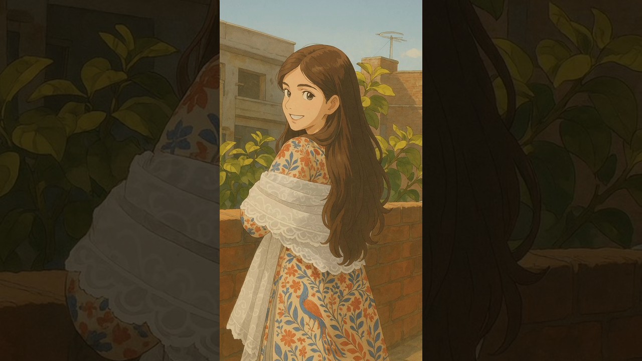 Ghibli art picture for girls 💗 #snapchat #selfieideas #girl  #selfieposes #selfietips #gibliart