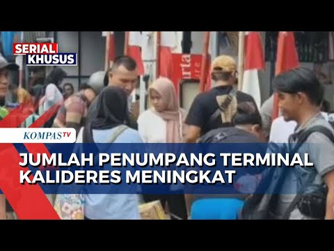 Lonjakan Penumpang di Terminal Kalideres Jelang Lebaran - 26 Maret 2025