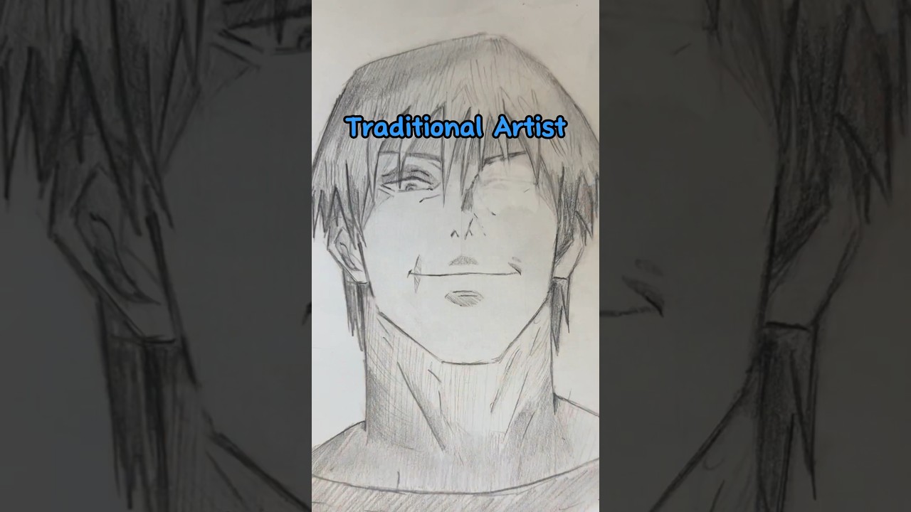 DRAWING OTHER EYE -DIGITAL 🤖VS TRADITIONAL✏️ ‼️#art #artist #digitalart #sketch  #anime