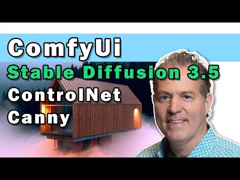 ComfyUI Stable Diffusion 3.5 ControlNet Canny