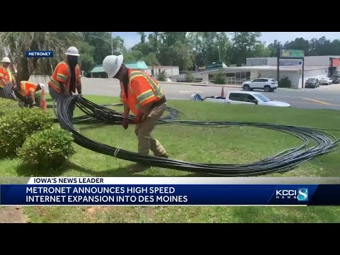 Metronet plans new fiber optic TV and internet service for Des Moines