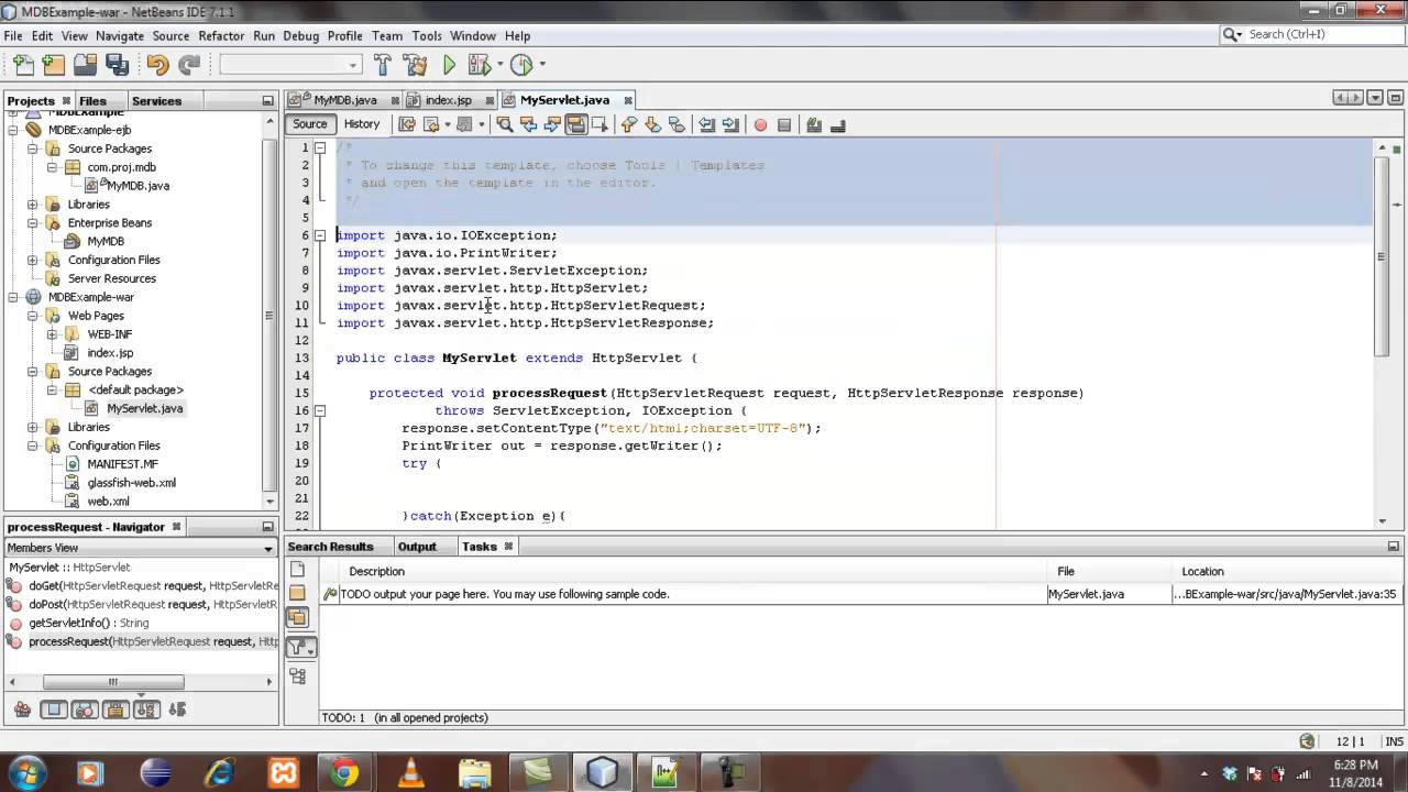 Creating Java Web Application Using EJB Message Driven Bean