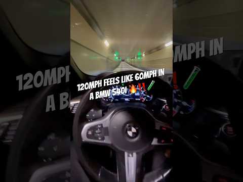 120MPH FEELS LIKE 60MPH IN BMW 540I ????‼️????