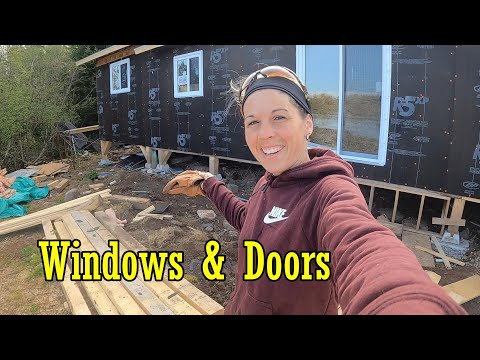 It changed Everything...Windows and Doors (Ep 10) Off Grid Cabin Build
