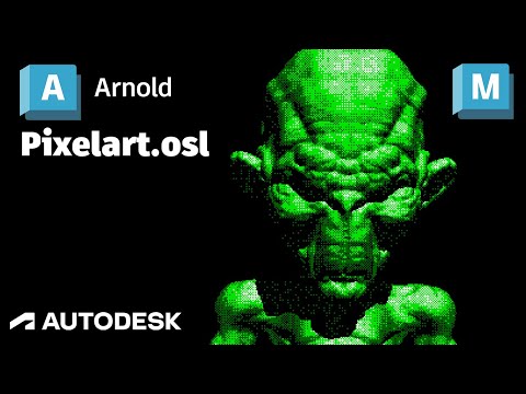 Arnold Tutorial Using The Pixelart Osl Shader In Mtoa