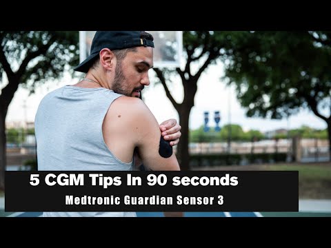 5 CGM Tips from Medtronic Diabetes in 90 Seconds - Guardian Sensor 3