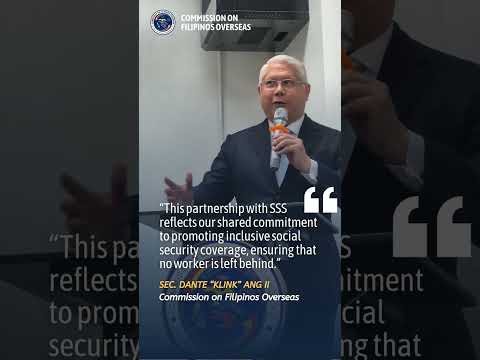 CFO, SSS extend social security benefits to contract workers