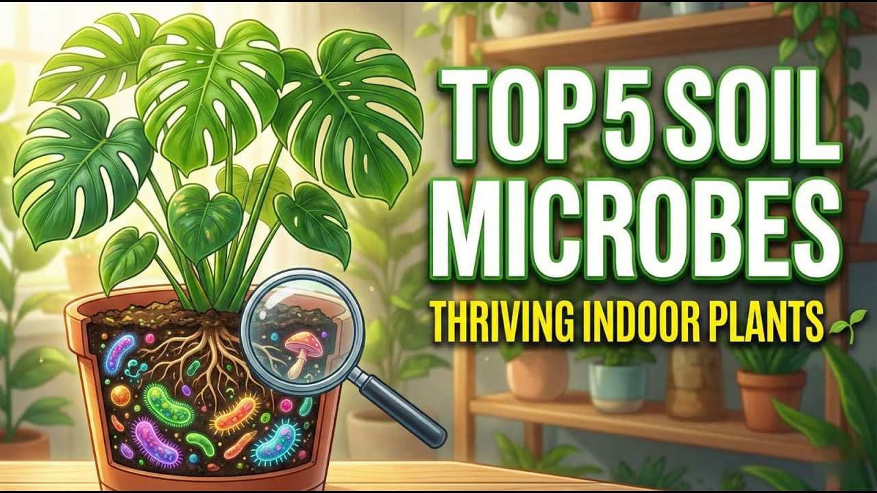 Top 5 Soil Microbes for Thriving Indoor Plants 🌱 (And How to Get Them for FREE!)