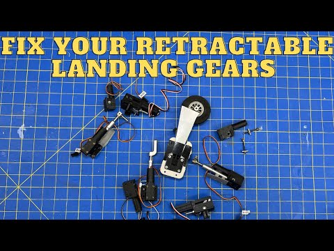How to fix retractable landing gear on RC plane