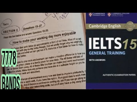 18:20LTS General Training Reading: Cambridge 15 Test 4 Section 2; How ...ILTS Canadian gujrat