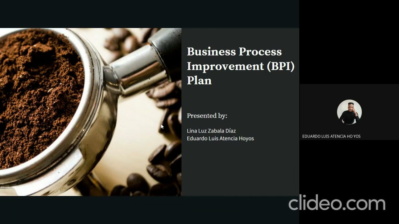 Evidencia 5 Video “Presenting orally a business process improvement plan”