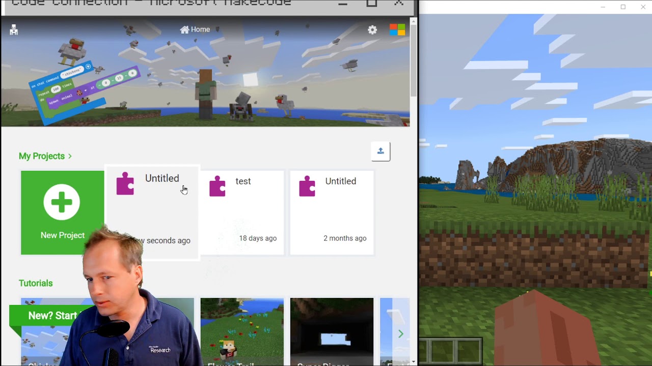 MakeCode for Minecraft - Code Connection