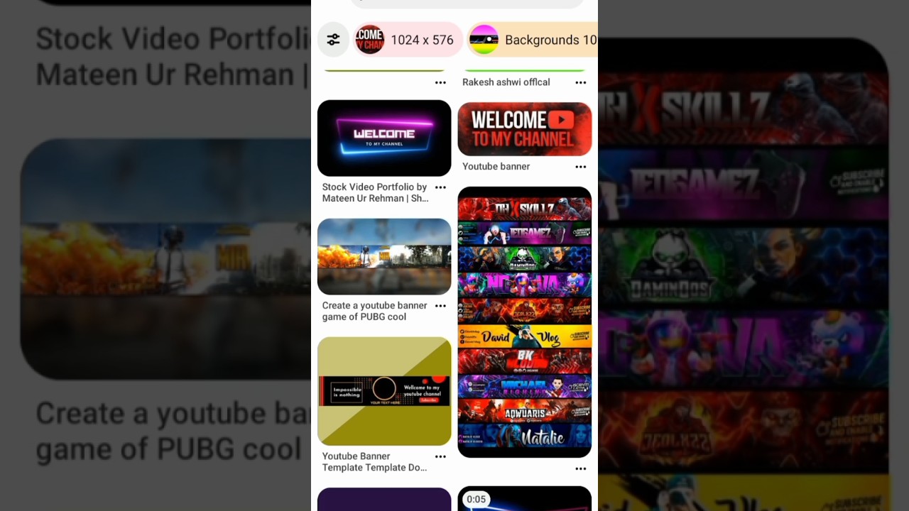 Youtube Banner Kaise Banaye Mobile se youtube banner kaiseriptions banaye impossible 🍷🗿