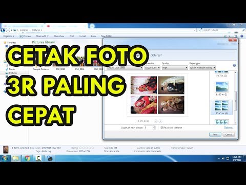 Cara Print Foto Ukuran 3R
