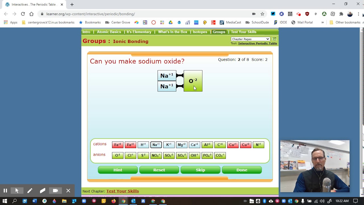 Ionic Bonding Interactive Instructions