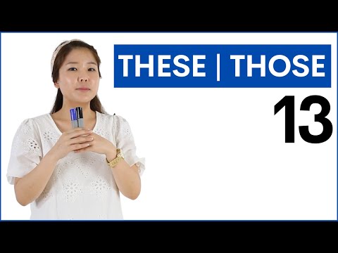Learn THESE / THOSE | Basic English Grammar Course