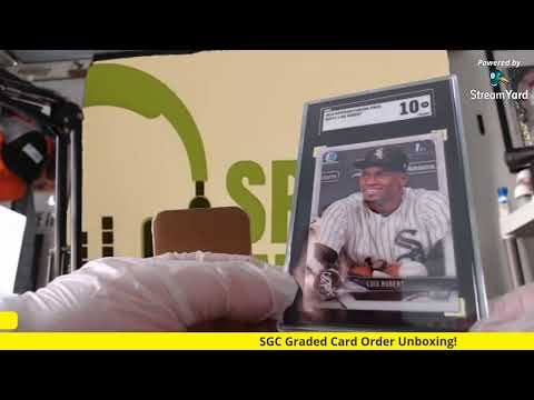 SGC Grading Unboxing including a pristine gold label!