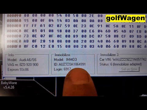 Audi instrument cluster Login code bench connect