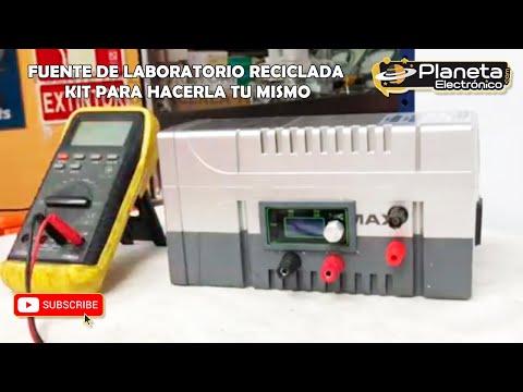 Fuente de laboratorio reciclada, kit para hacerla tu mismo 🔌🔌