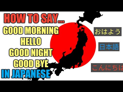 How to say hello, thank you and other useful words in Japanese -Japanese Lesson 1: