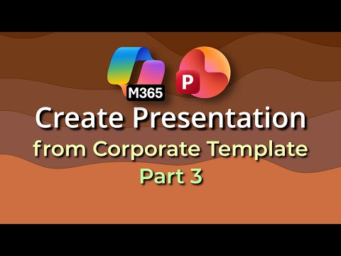 How To Use Corporate Branded Template With Copilot In Powerpo