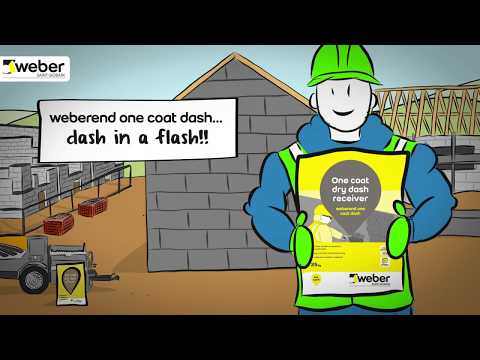 weberend one coat dash | Pebble dash render | Weber UK