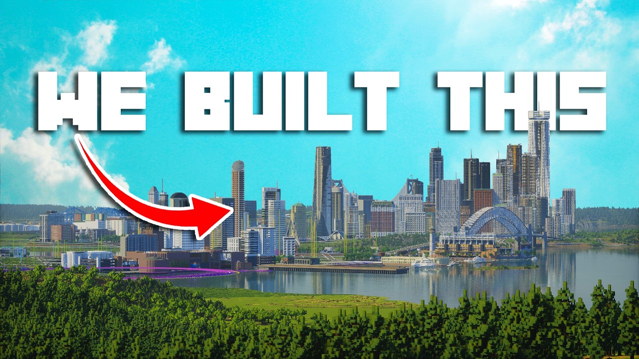 We Spent 2 Years Building this Minecraft City.