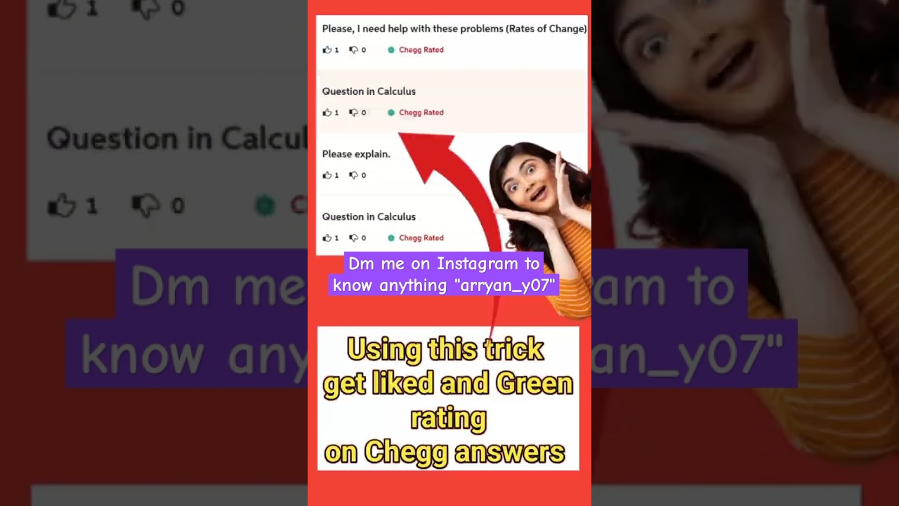 How to get like easily on Chegg using this trick #chegg