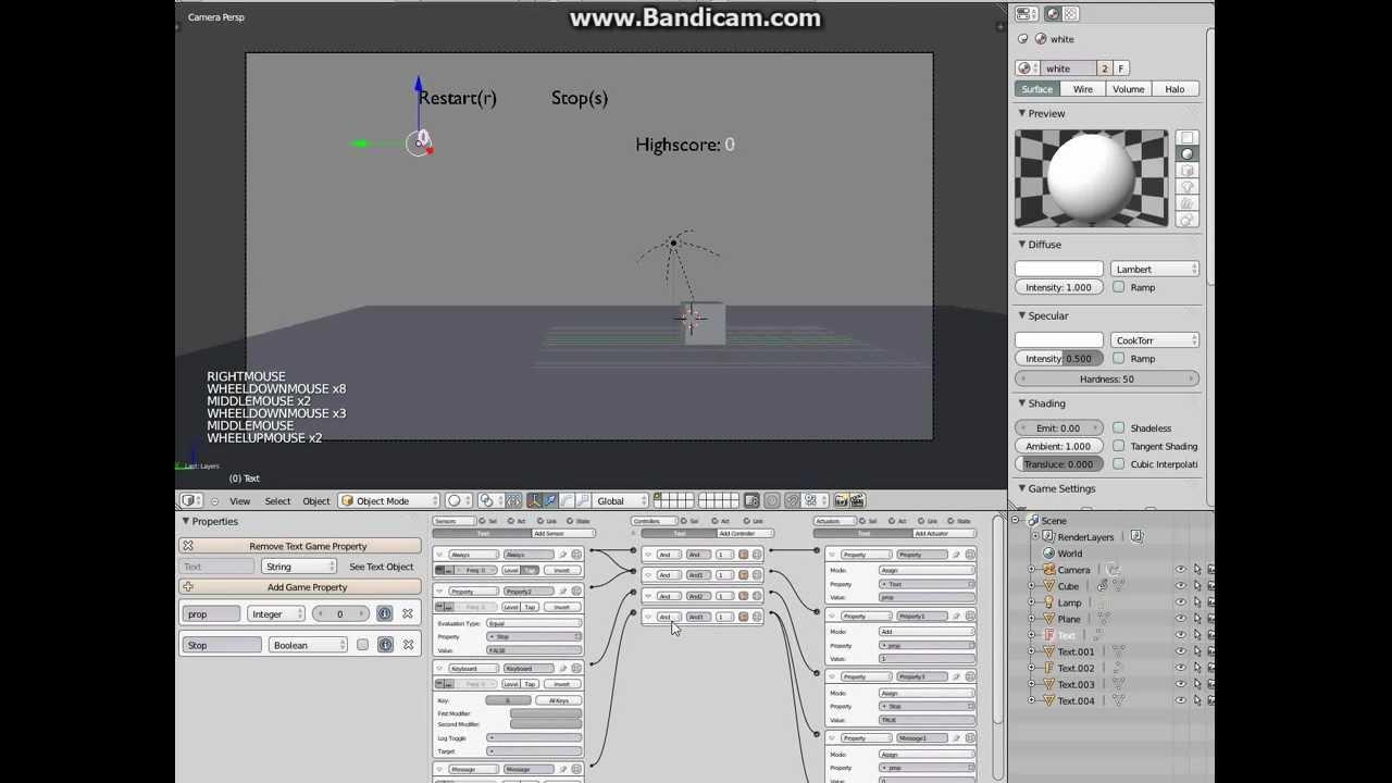 Blender Highscore tutorial