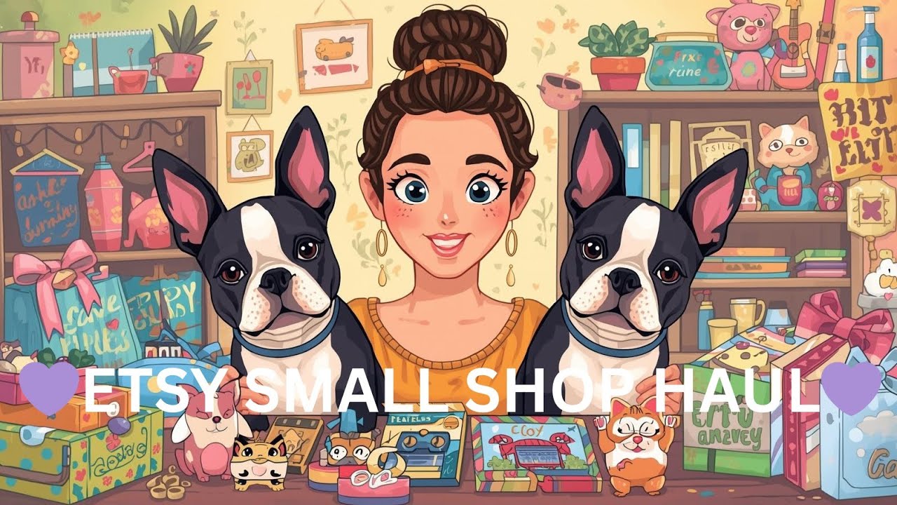 Etsy Small Shop Haul 💜 #etsy #haul #shopping 