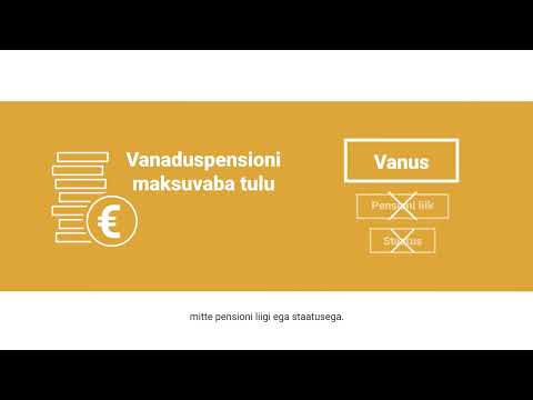 Maksuvaba tulu vanaduspensionieas