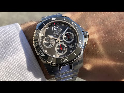 Longines Hydroconquest Chronograph Ceramic grey