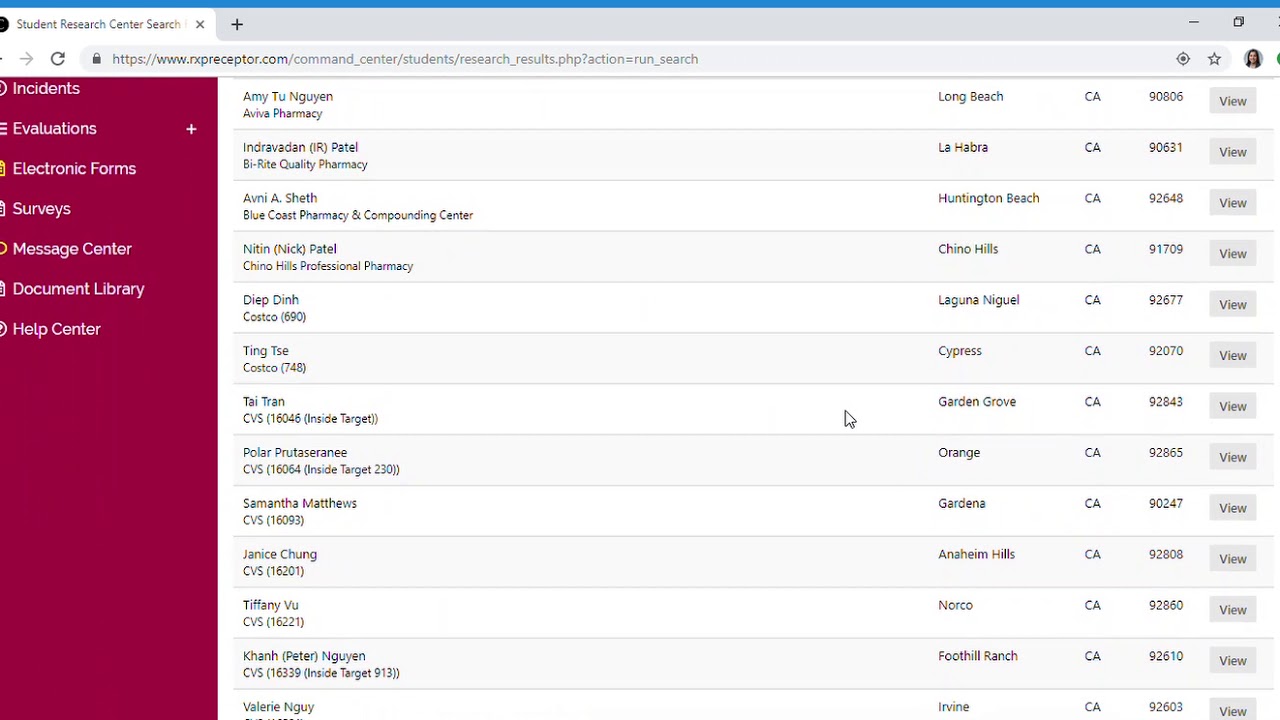 CORE ELMS Site Preferencing