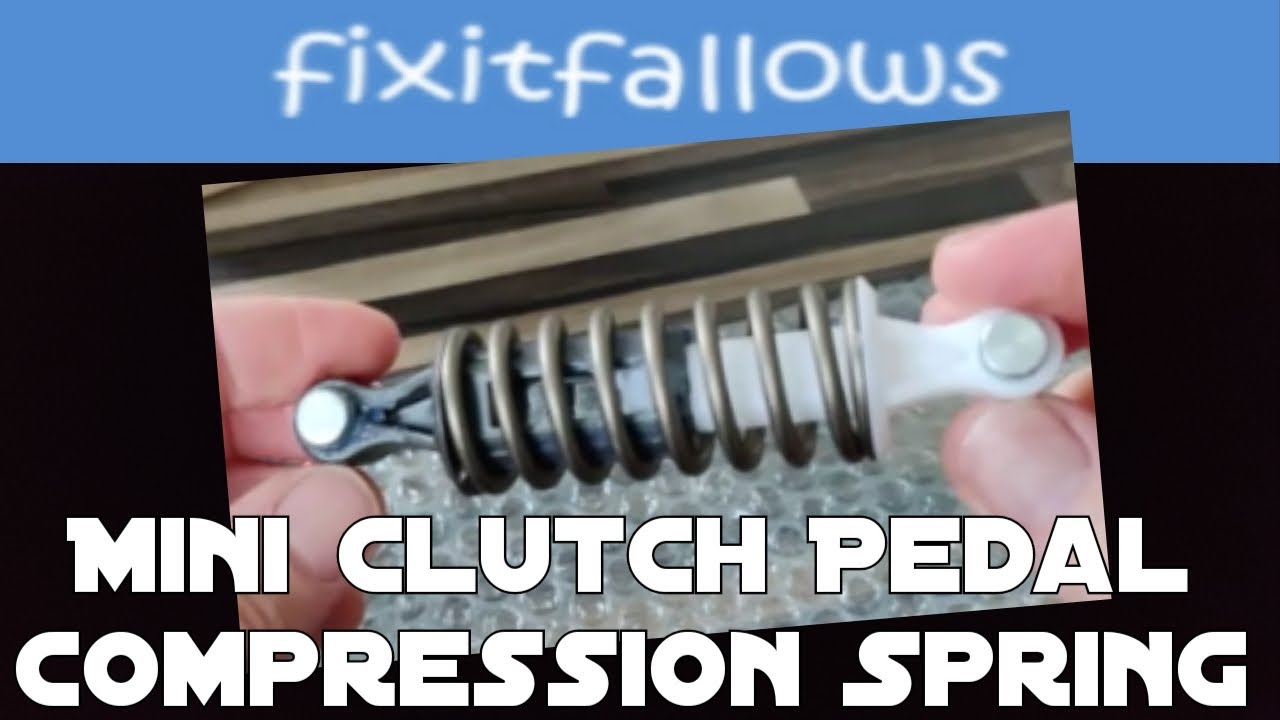 F60 Mini heavy clutch pedal fixed ( compression spring fitted )