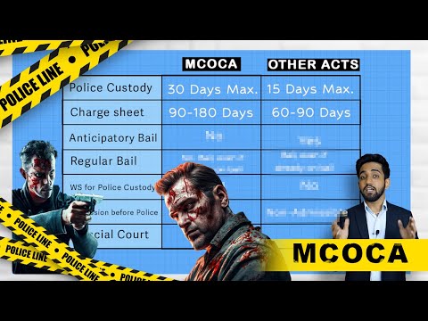 what is MCOCA? Maharashtra Control of Organised Crime Act | Bail ?