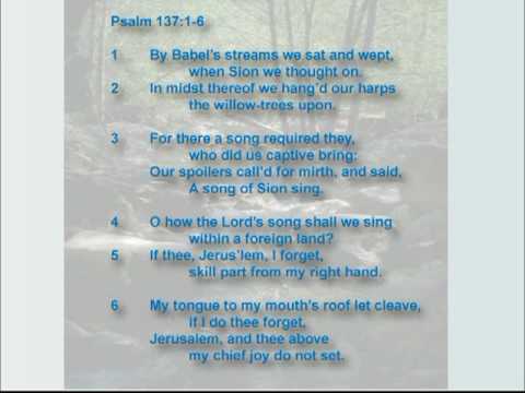 Psalm 137 – Psalm singing from Scottish Metrical Psalms | Scottish ...
