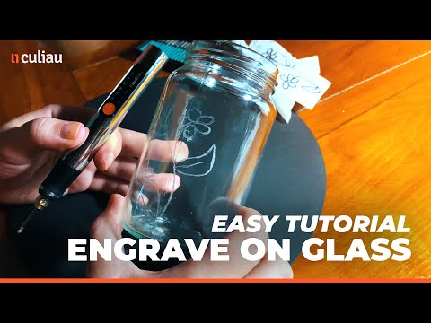 π
How to engrave on glass | Using an Engraving pen | EASY Tutorial