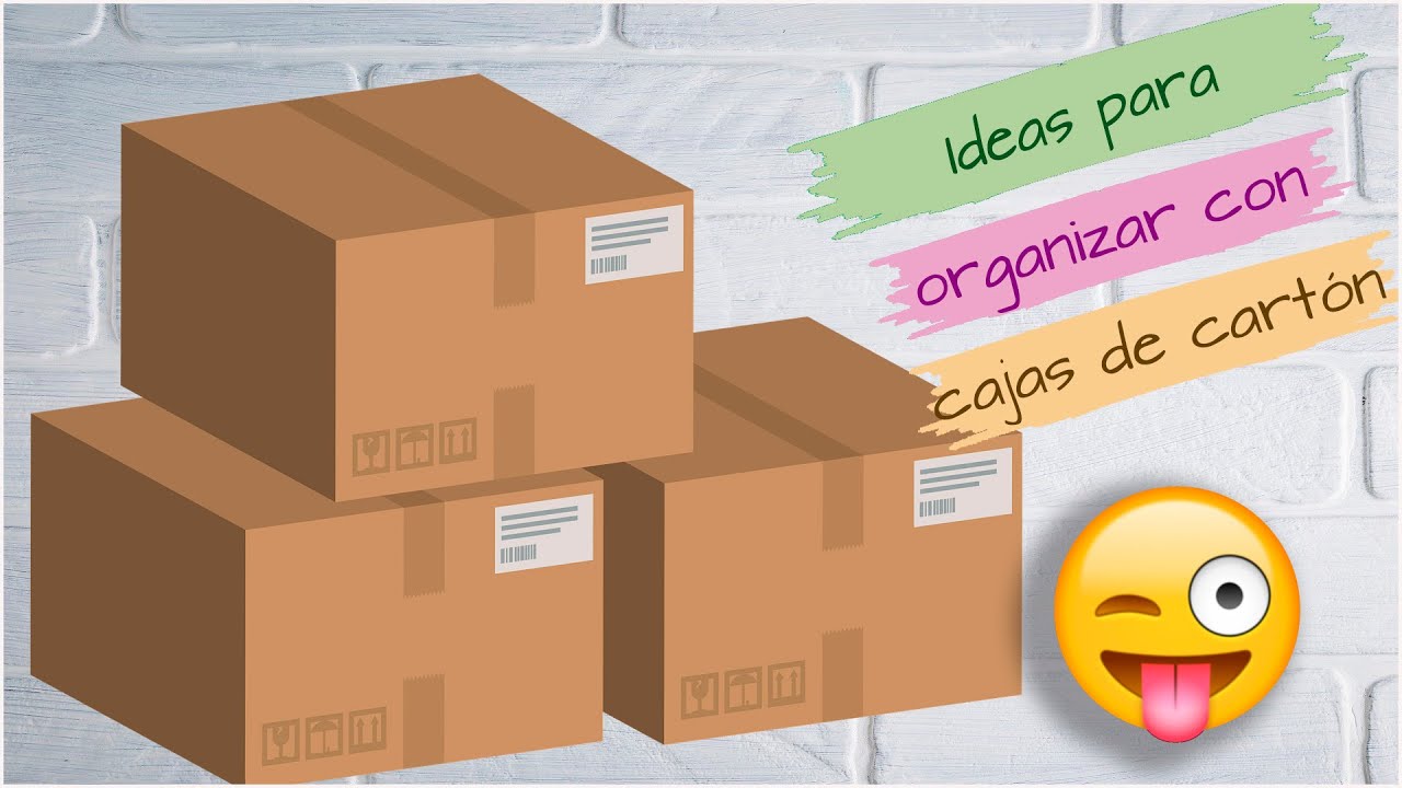 NO TIRES LAS CAJAS DE CARTON. 2 ideas para reciclar cajas de cartón.