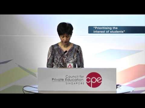 Speech by SMS Indranee Rajah at the CPE's Private Education Conference 2013