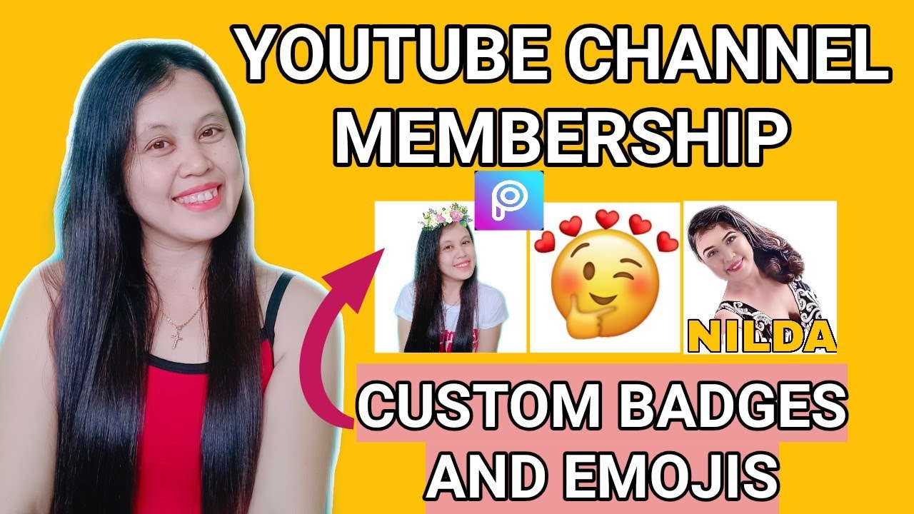 HOW TO CREATE MEMBERSHIP CUSTOM EMOJI'S & BADGES / CHANNEL JOIN BUTTON / USING PICSART TUTORIAL