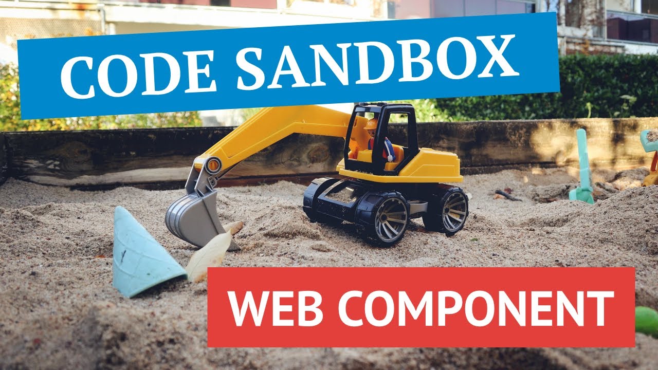 Can I build a Code Sandbox using Web Components?!?