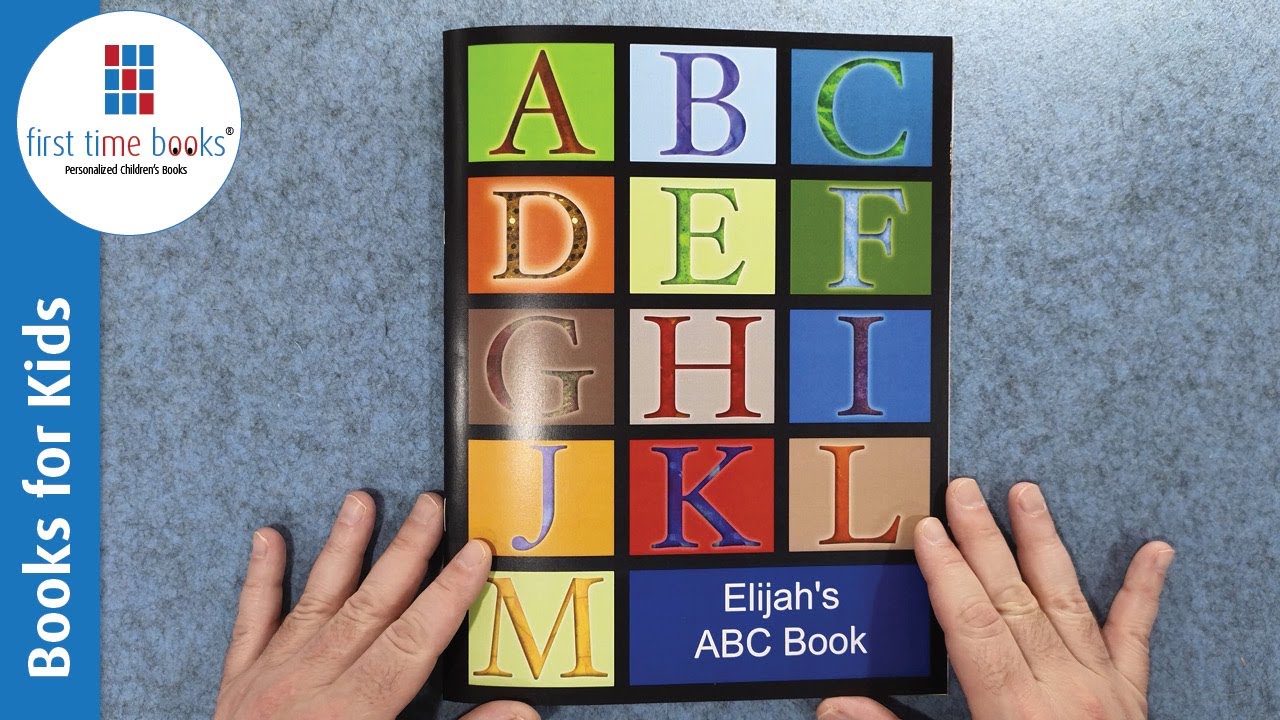 Elijah's ABC Book - Personalized Children's Books - First Time Books