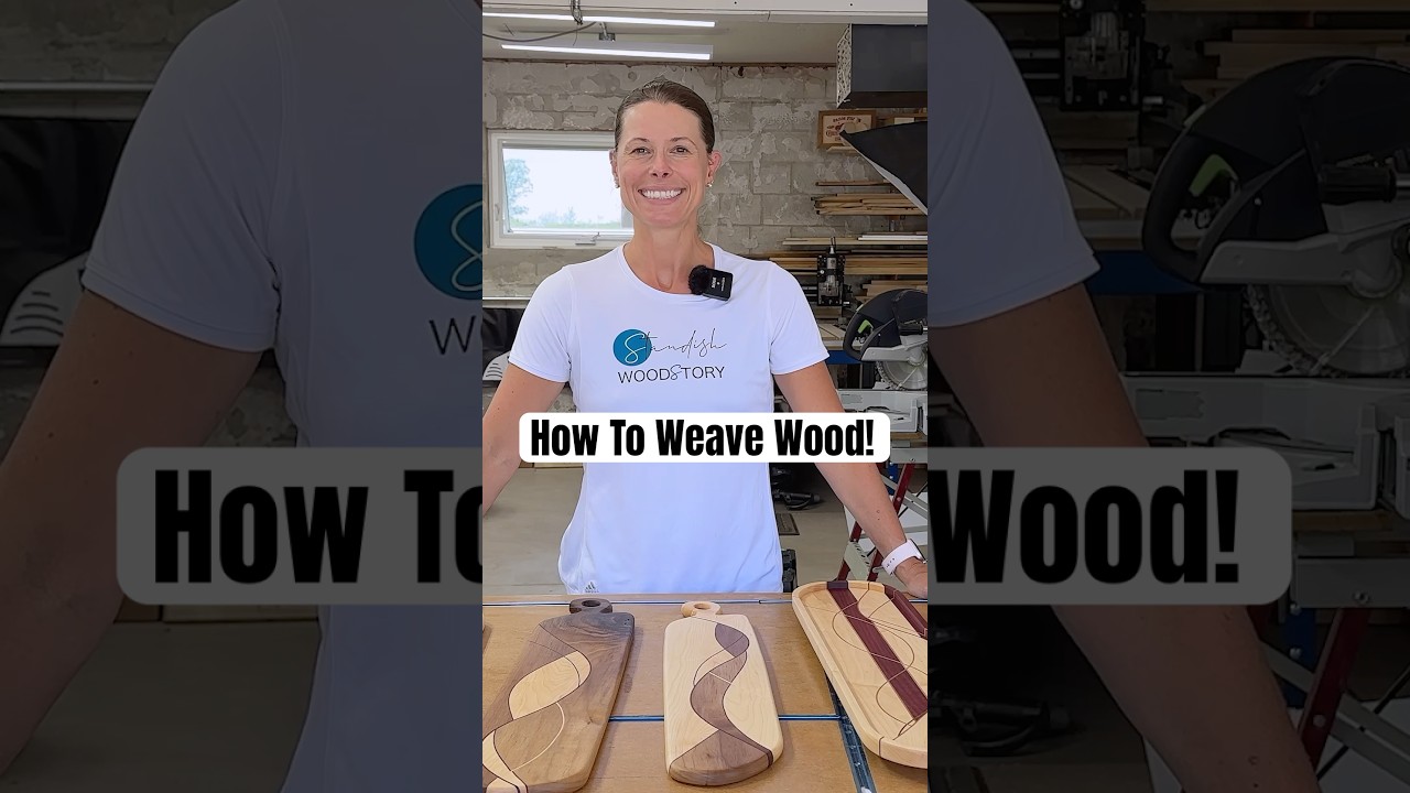 How To Make Weaved Charcuterie Boards // DIY Woodworking