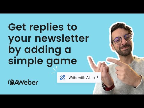 Get replies to your newsletter by adding a simple game