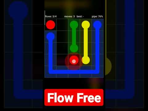 Flow Free #Level20 Intro - Classic Pack 5×5 Easy #Shorts