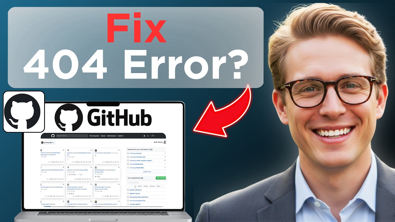 How To Fix 404 Page Not Found Error GitHub (Full Guide 2026)