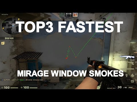 Steam Community :: Video :: Top 3 Fastest Mirage Mid Window Smokes
