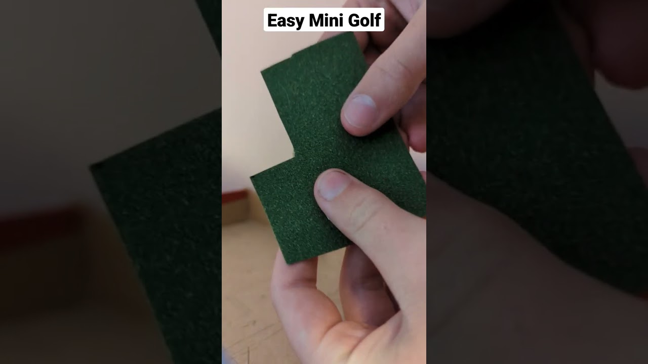 Cardboard Mini Golf (Hole 1)