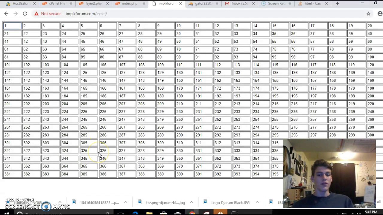 Programming a spreadsheet application in PHP! EASY !! part 1